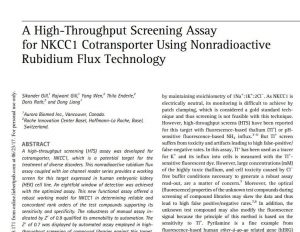 NKCC转运蛋白药物开发 | 欧罗拉